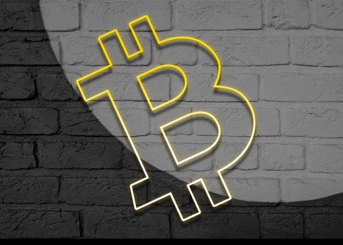 'BTC' Poster, picture, metal print, paint by Zacky Mrf | Displate