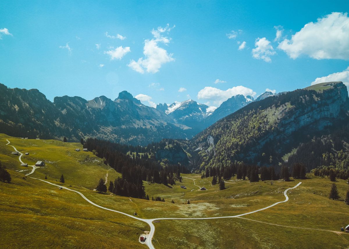 'Highlands' Poster, picture, metal print, paint by Conceptual ...