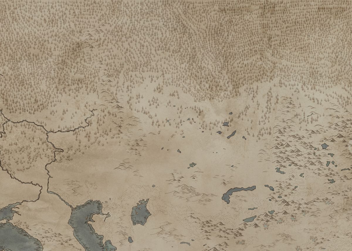 'North Asia Clean Map' Poster, picture, metal print, paint by Crusaider ...