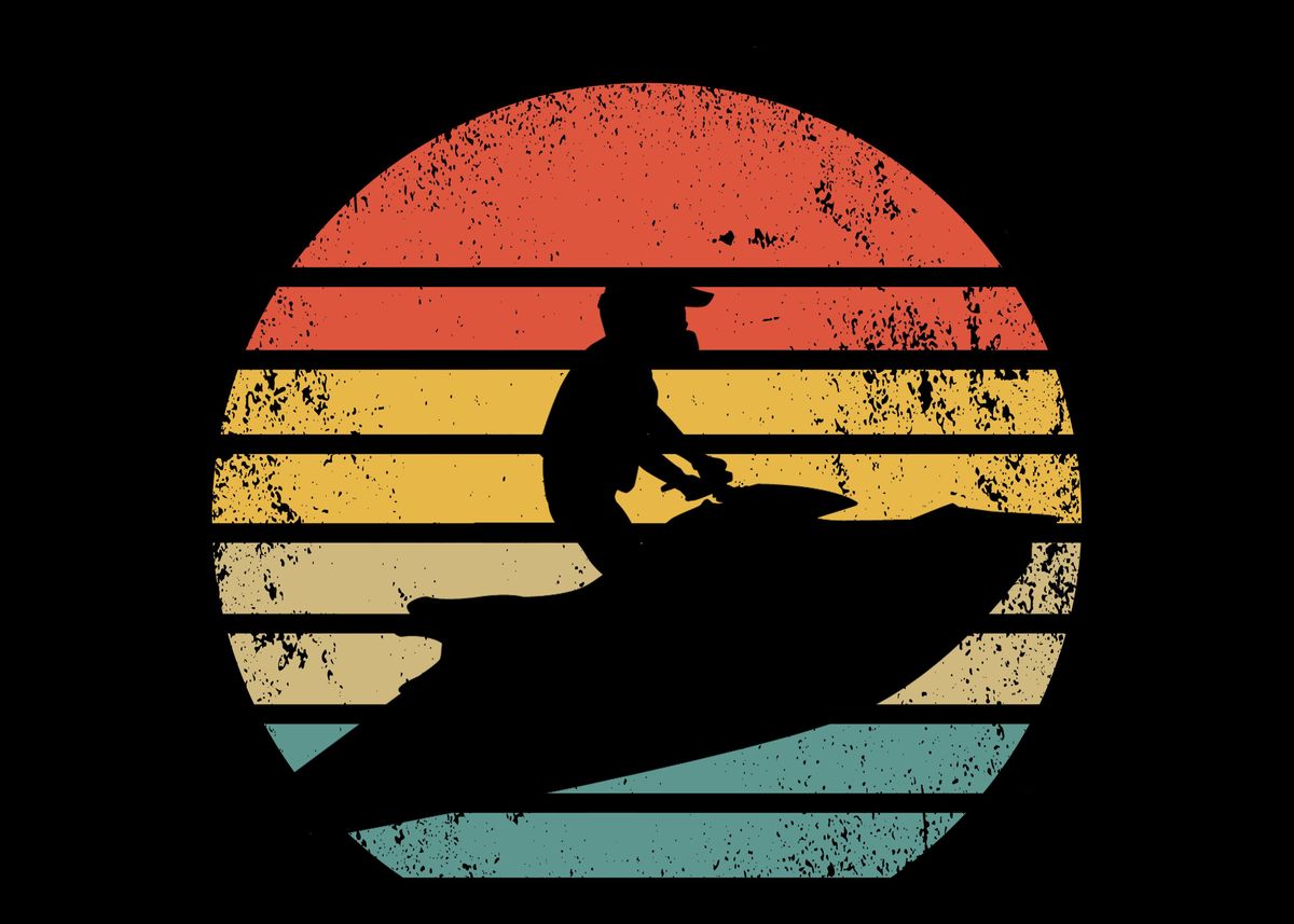 'Jet Ski' Poster by BobbyBubble | Displate