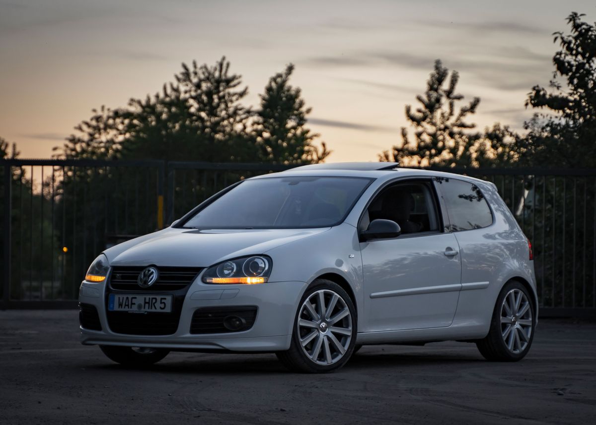 'VW Golf V GT Sport' Poster, picture, metal print, paint by tobikrme ...