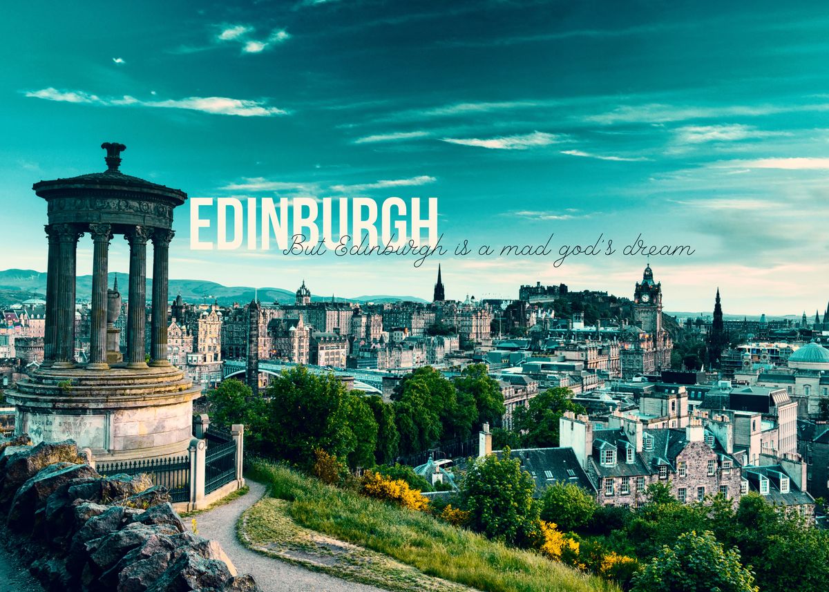 'Edinburgh' Poster by berry nguyen | Displate