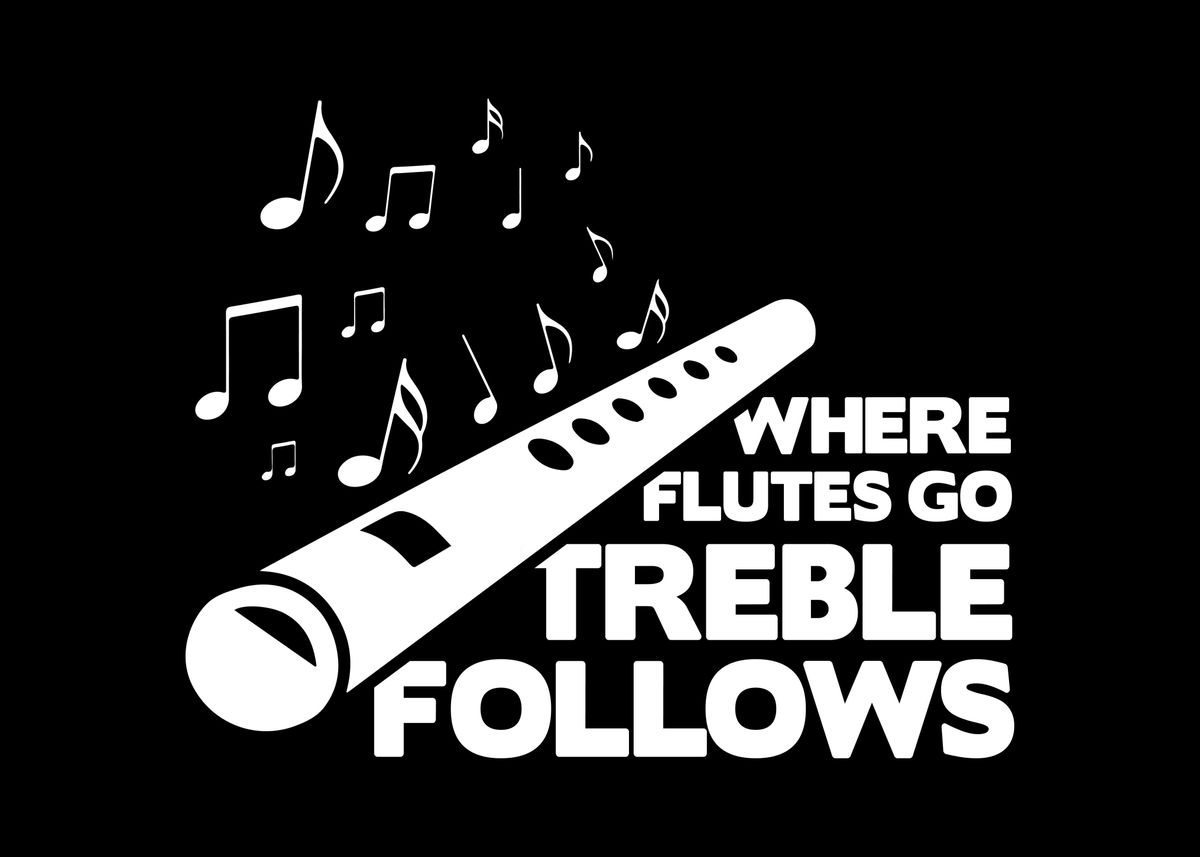 'Flutes' Poster, picture, metal print, paint by Sebastian Wünsche ...