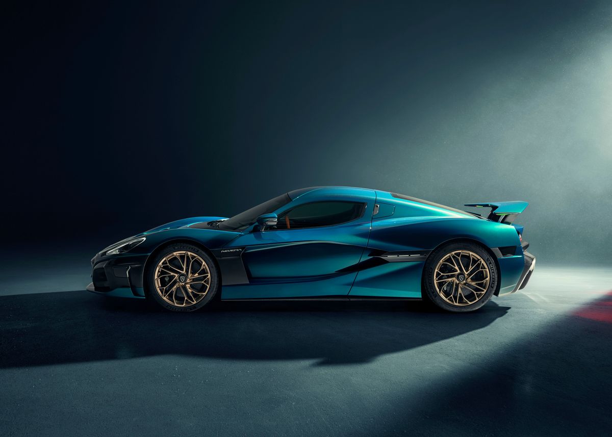 'Rimac Nevera' Poster, picture, metal print, paint by Supercar Blonde ...