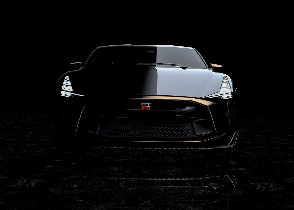 'Racing Super Car Jdm R35' Poster, picture, metal print, paint by ...