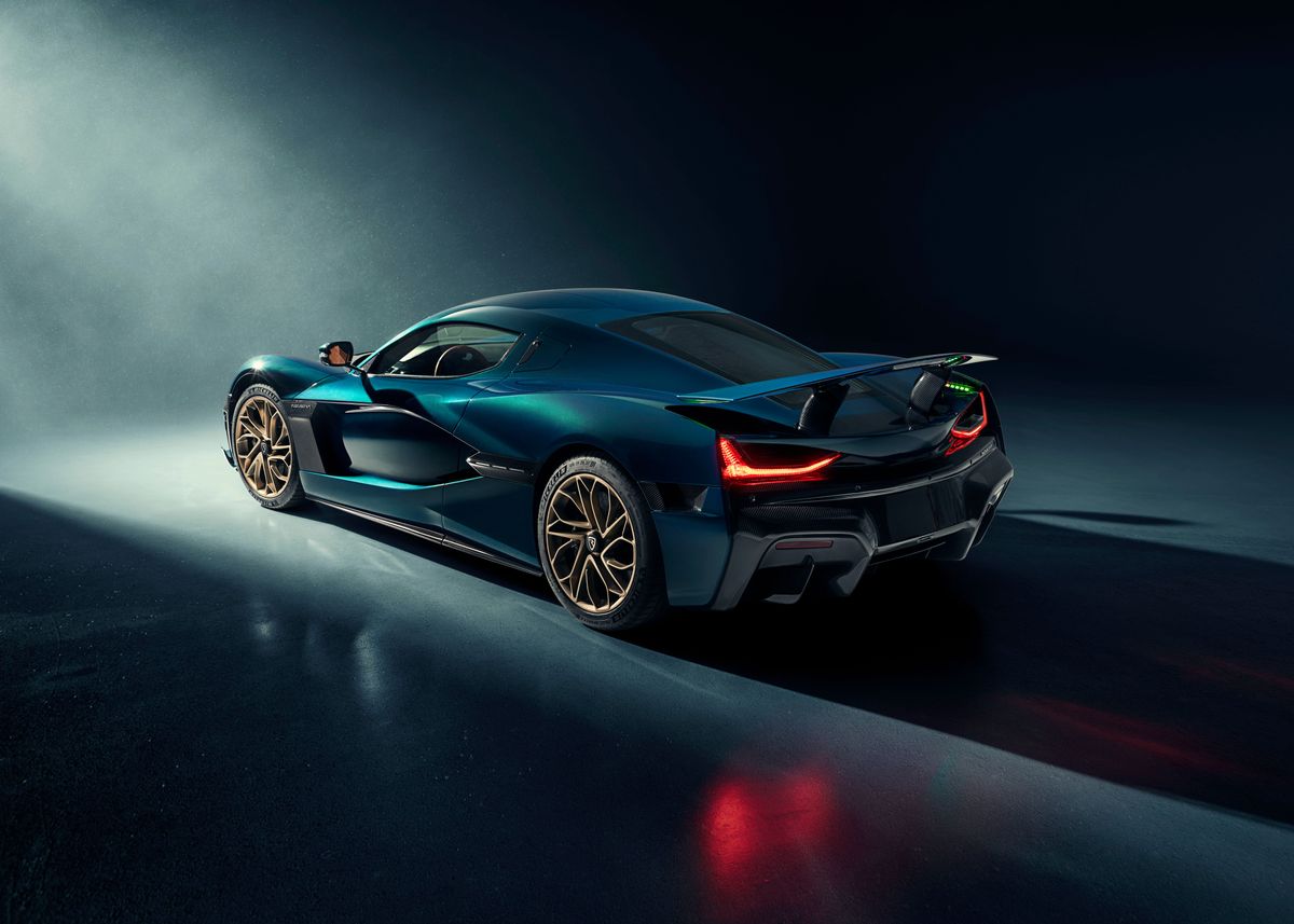 'Rimac Nevera' Poster, picture, metal print, paint by Supercar Blonde ...