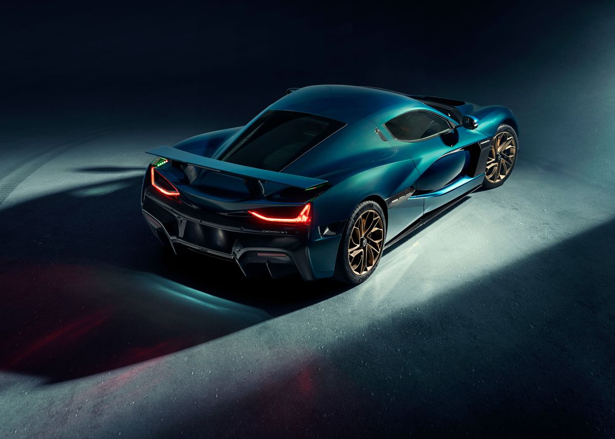 'Rimac Nevera' Poster, picture, metal print, paint by Supercar Blonde ...