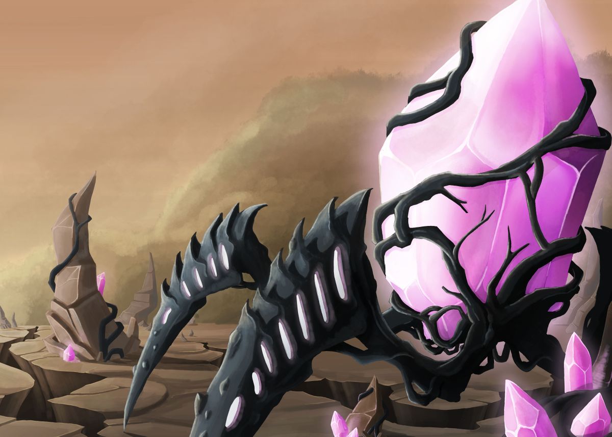 'Diamond creature' Poster by Romain Occhipinti | Displate