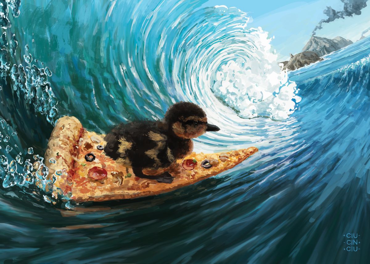 'The Endless Slide' Poster, picture, metal print, paint by Ciucinciu ...