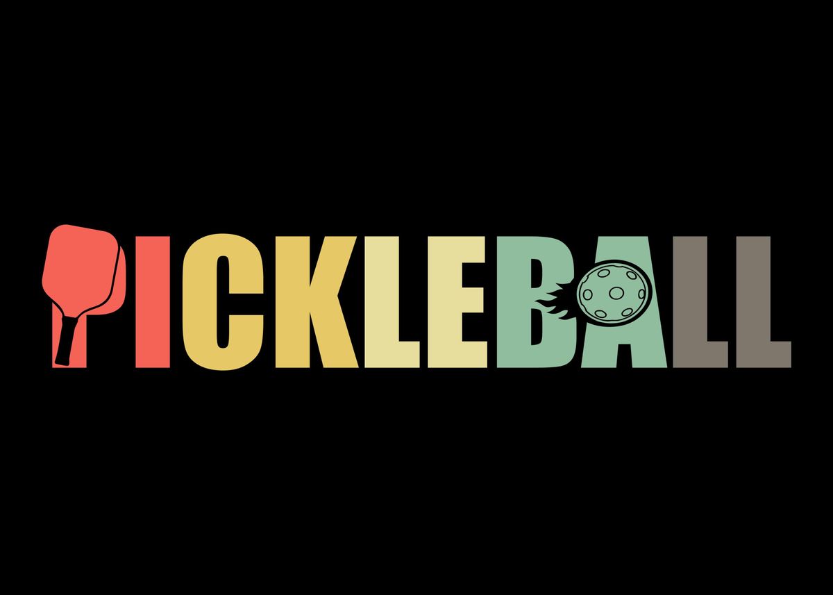 'Retro Vintage Pickleball' Poster by BobbyBubble | Displate