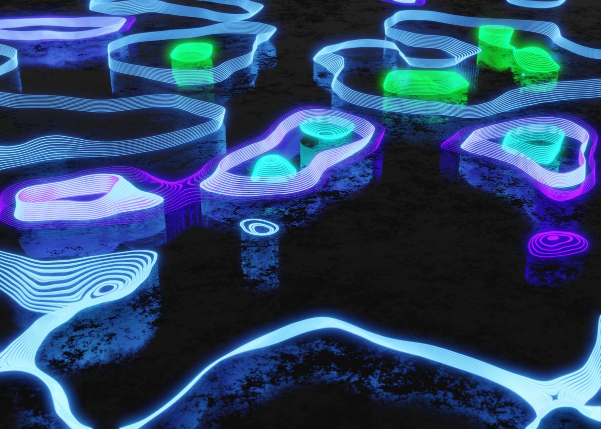 'Celestia V2' Poster, picture, metal print, paint by Blake Audette ...