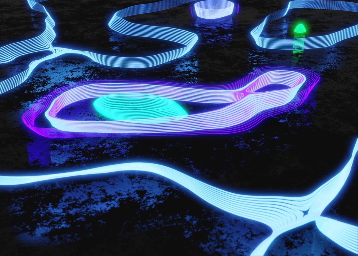 'Celestia V1' Poster, picture, metal print, paint by Blake Audette ...