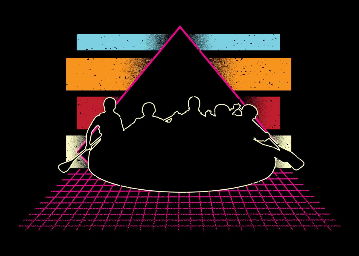 'White Water Rafting' Poster by DesignsByJnk5 | Displate