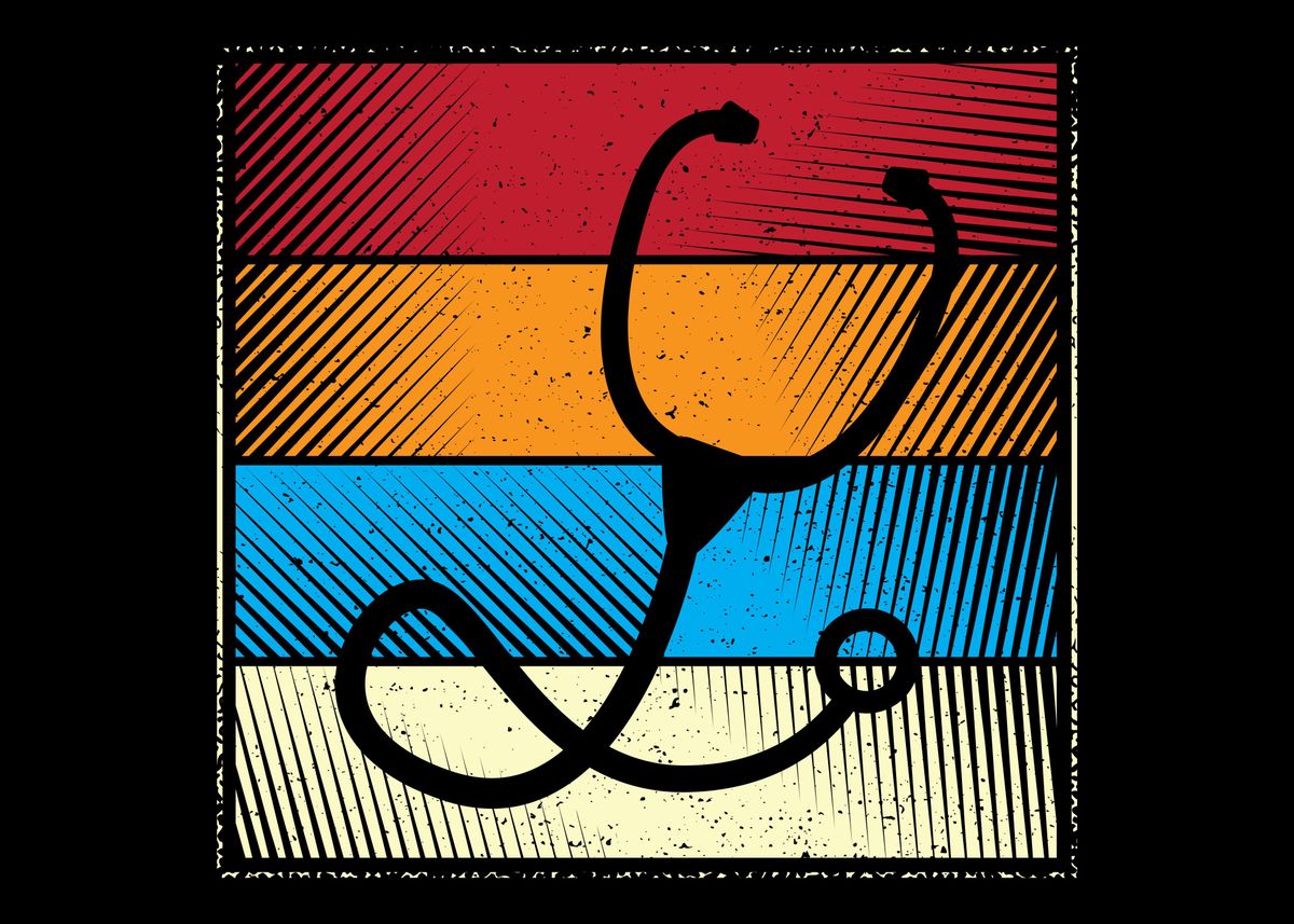 'Stethoscope' Poster, picture, metal print, paint by DesignsByJnk5 ...