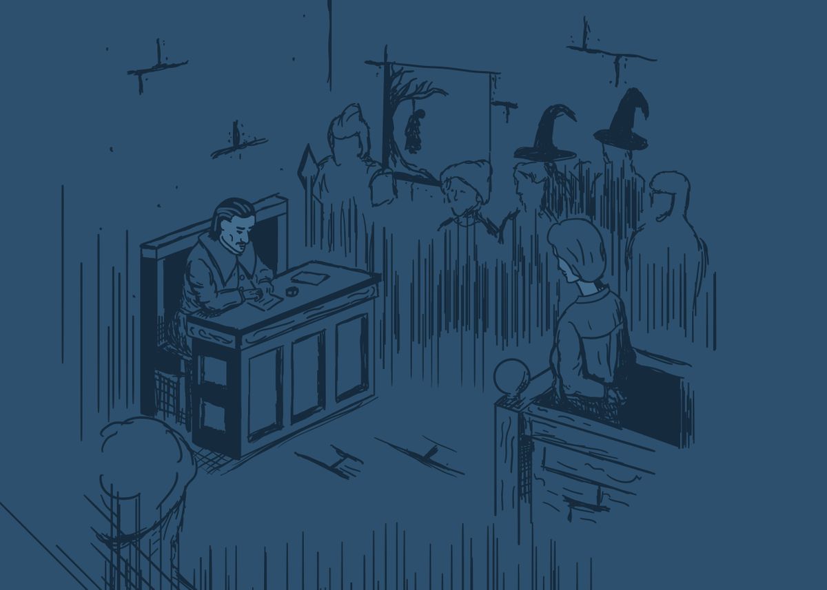 'Salem Witch Trials' Poster, picture, metal print, paint by Amir ...