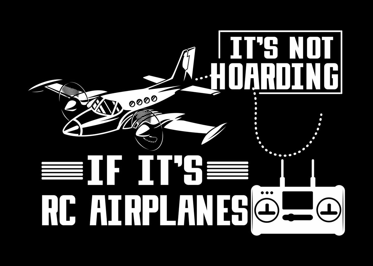 'RC Aircraft Plane Pilot' Poster by professionaldesigns | Displate