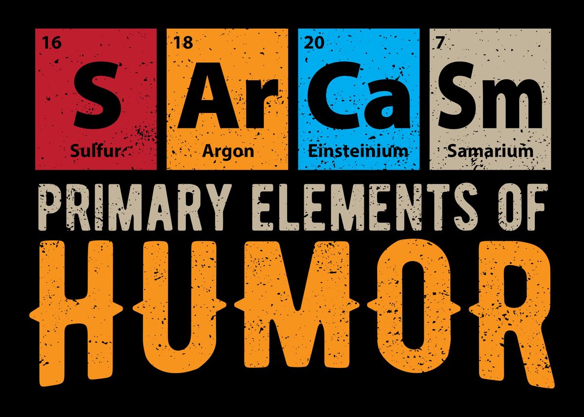 'Primary Elements Of Humor' Poster, picture, metal print, paint by ...