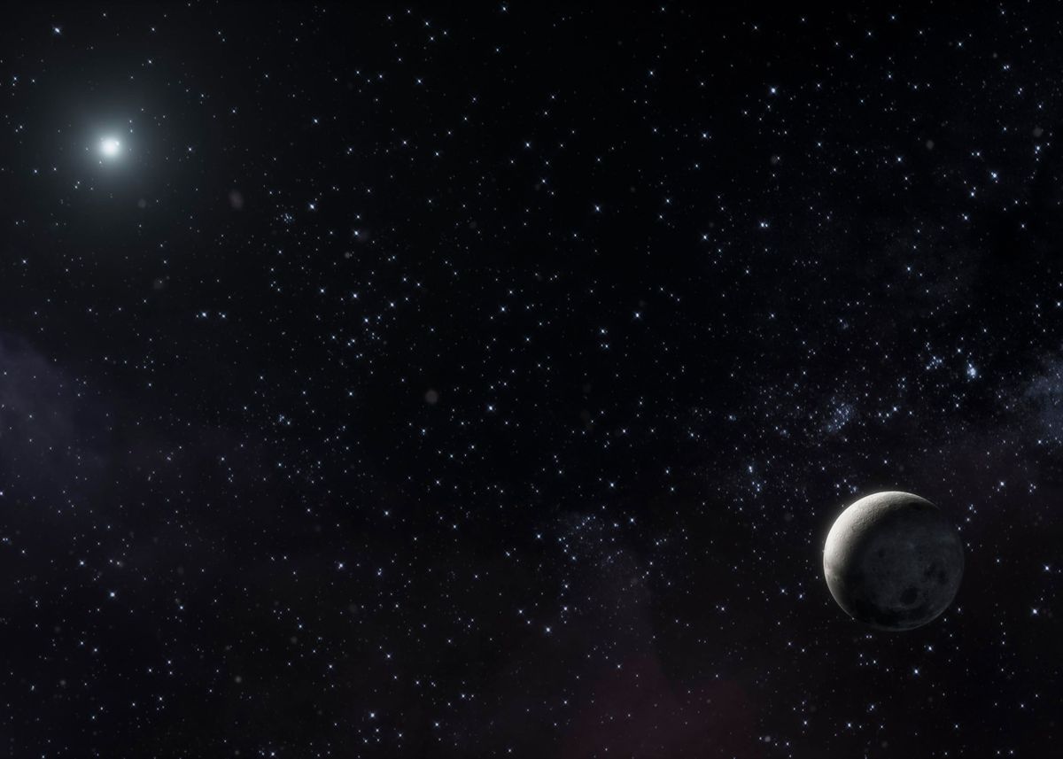 'Galaxy night landscape' Poster by coleman walters | Displate