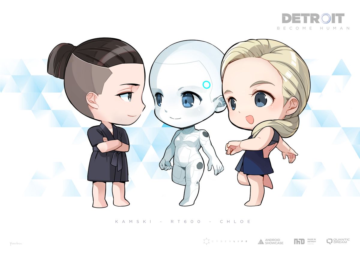 'Kamski Rt600 Chloe' Poster, picture, metal print, paint by Quantic Dream | Displate