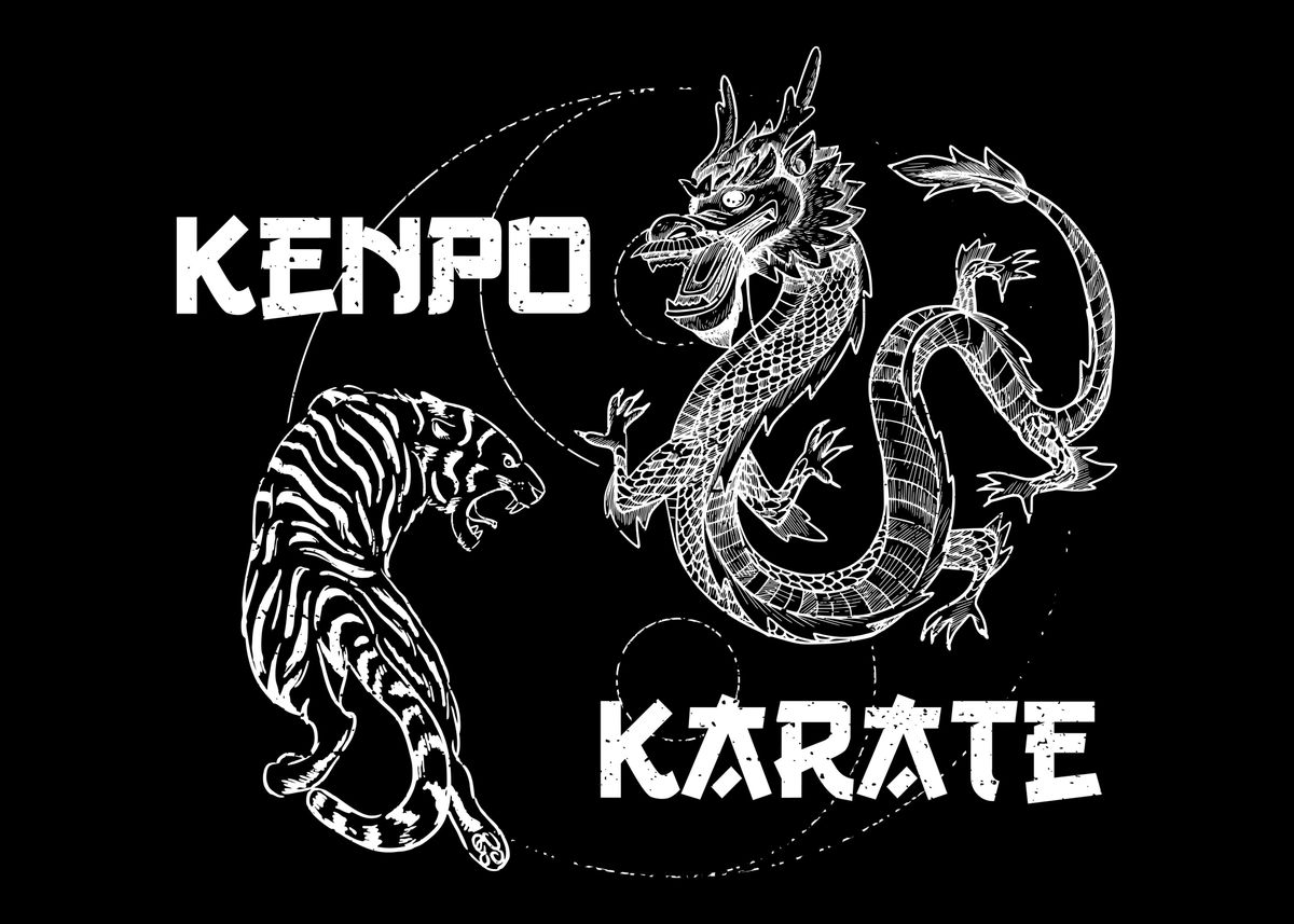 'Kenpo Karate' Poster, picture, metal print, paint by DesignsByJnk5 ...