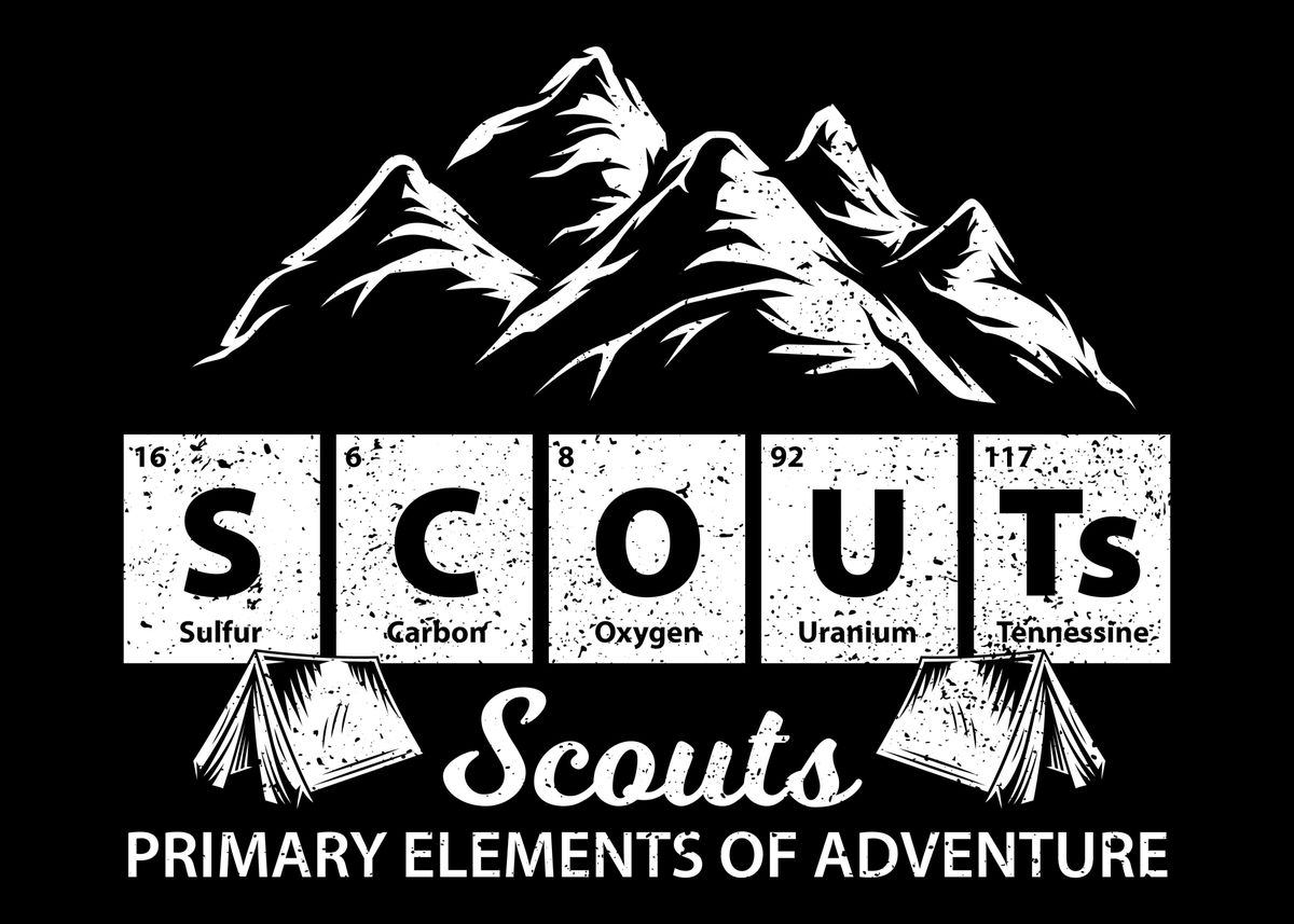 'Scouts Primary Elements Of' Poster, picture, metal print, paint by ...