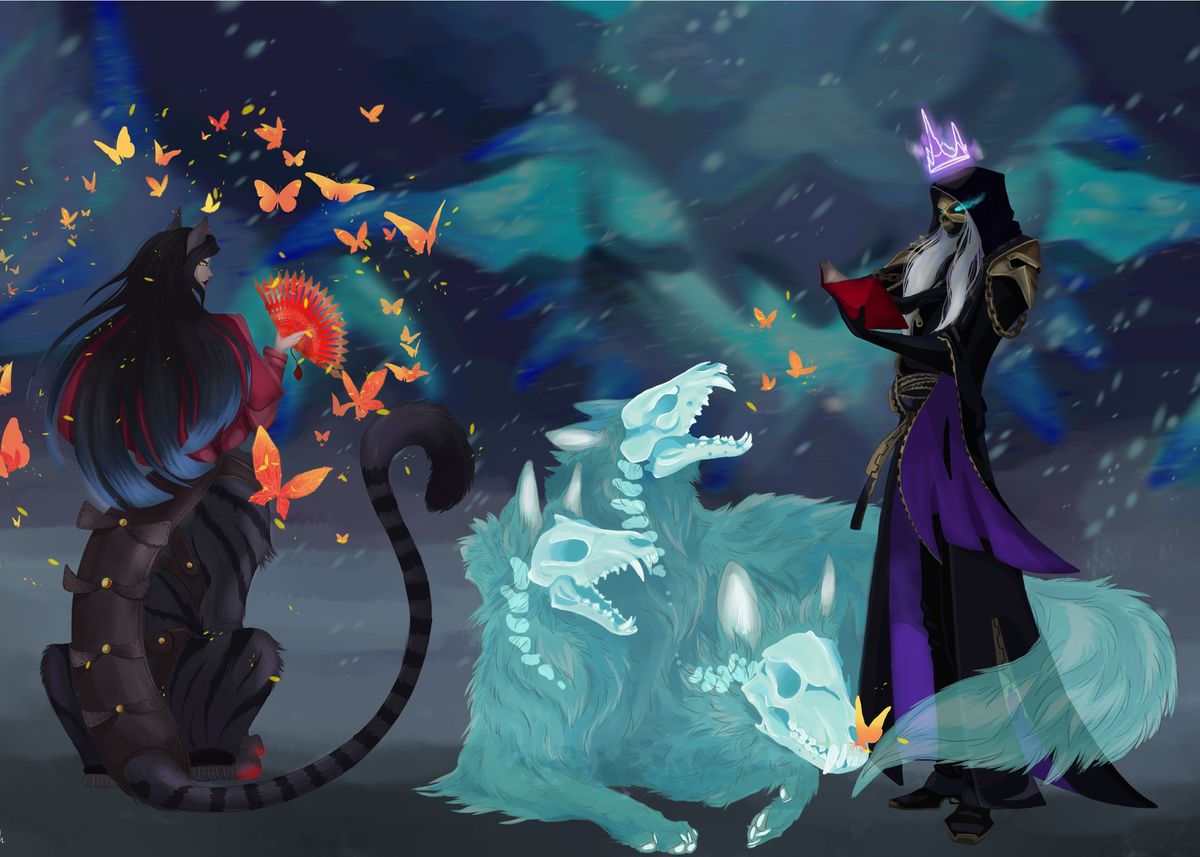 'Dislyte game characters' Poster, picture, metal print, paint by Helis ...