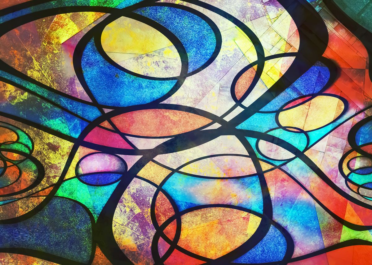 'Swirl Abstract Art' Poster, picture, metal print, paint by Bruce Rolff ...