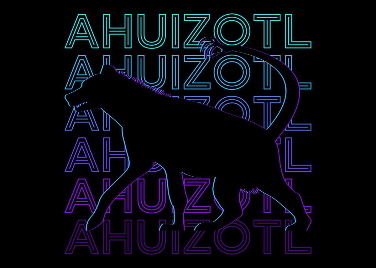 'Ahuizotl Aztec Mythology' Poster by AestheticAlex | Displate