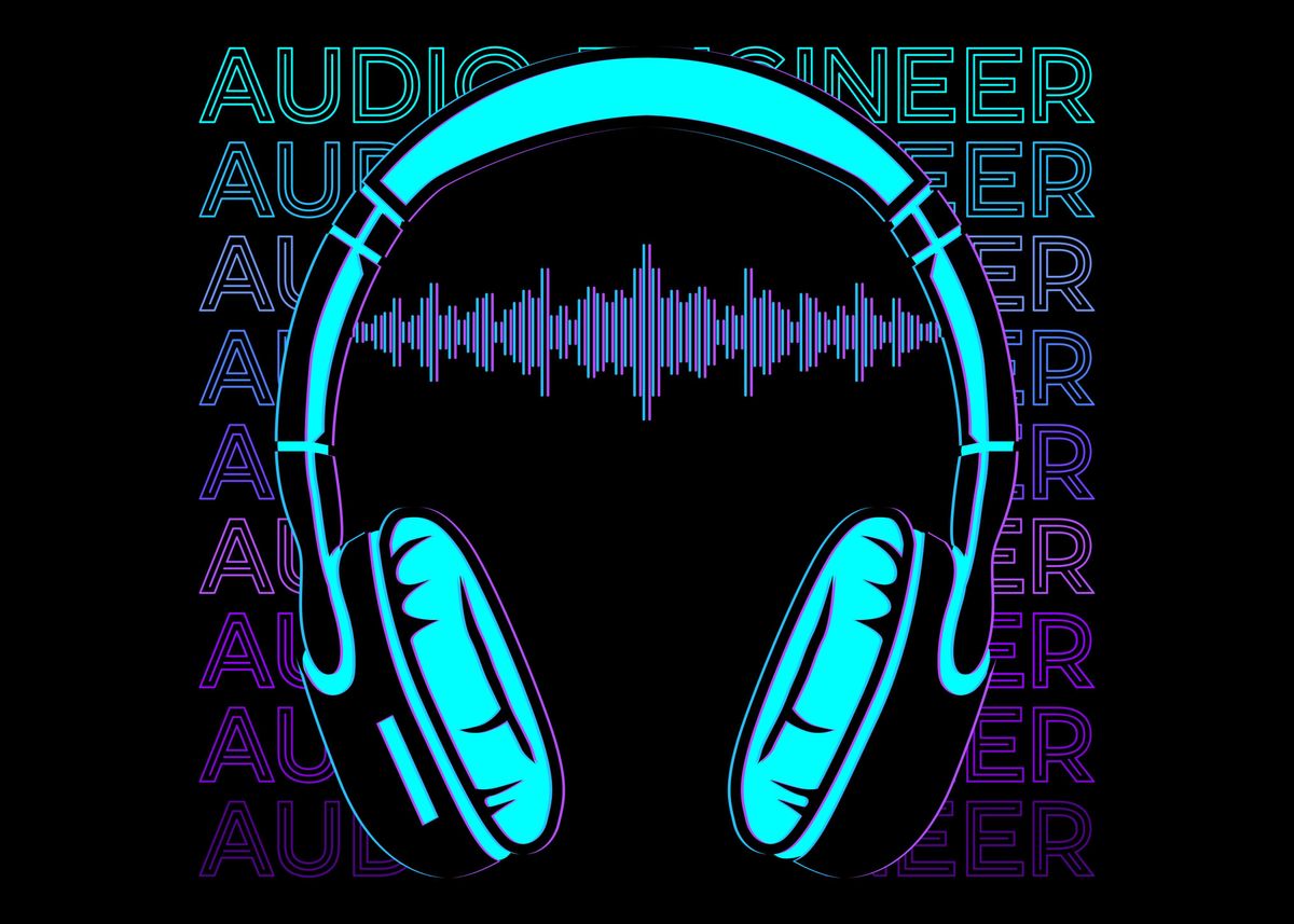 'Audio Engineer' Poster, picture, metal print, paint by AestheticAlex ...