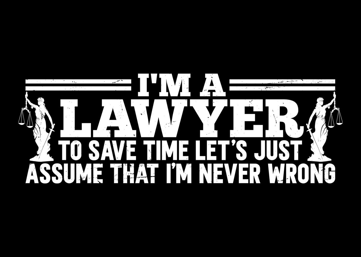 'Lawyer Law School Student' Poster, picture, metal print, paint by ...