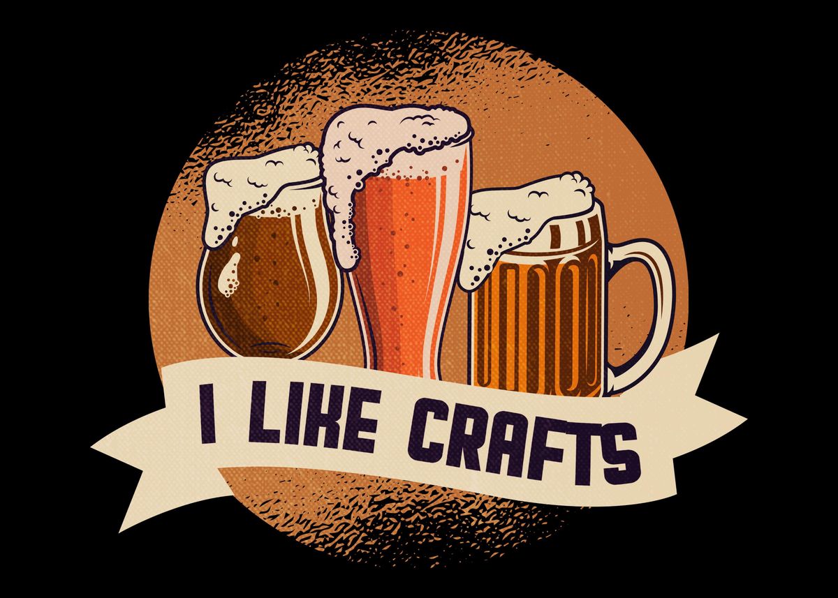 'Craft Beer Brewer Home' Poster by BobbyBubble | Displate