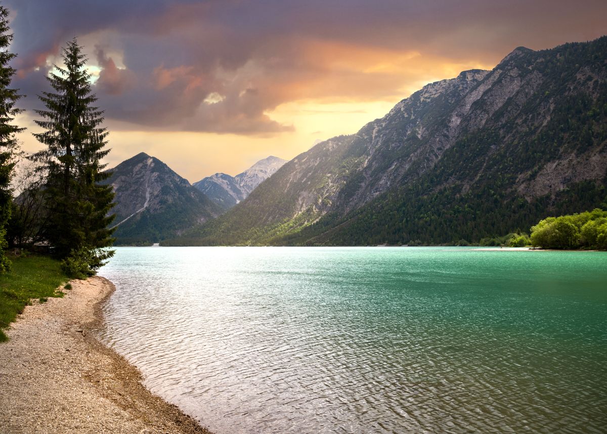 'Magic Lake' Poster by Steffen Gierok | Displate