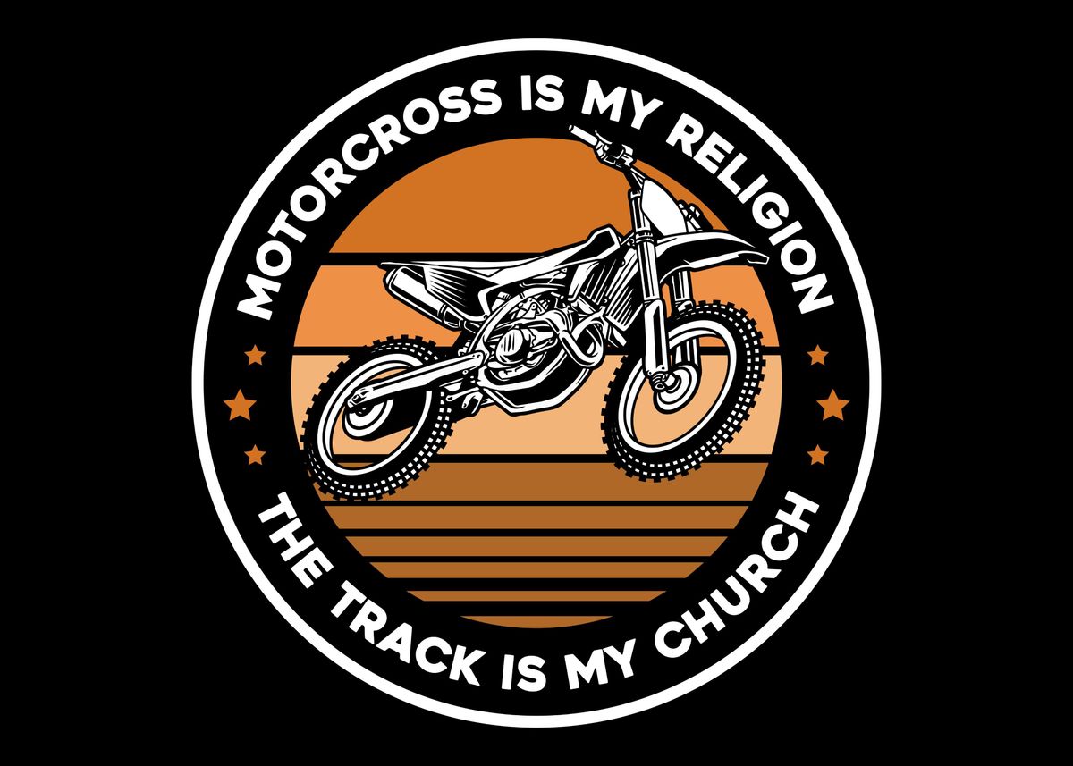 'Dirt Bike MX Motocross' Poster by CrazySquirrel | Displate