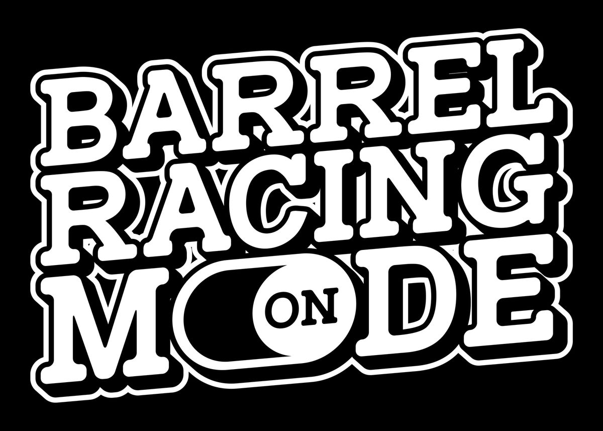 'Barrel Racing Show Horse' Poster, picture, metal print, paint by ...