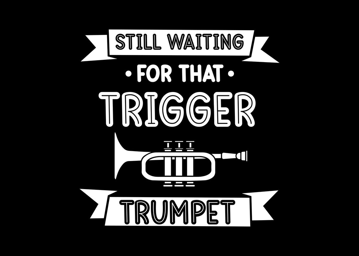 'Trumpet' Poster by Sebastian Wünsche | Displate