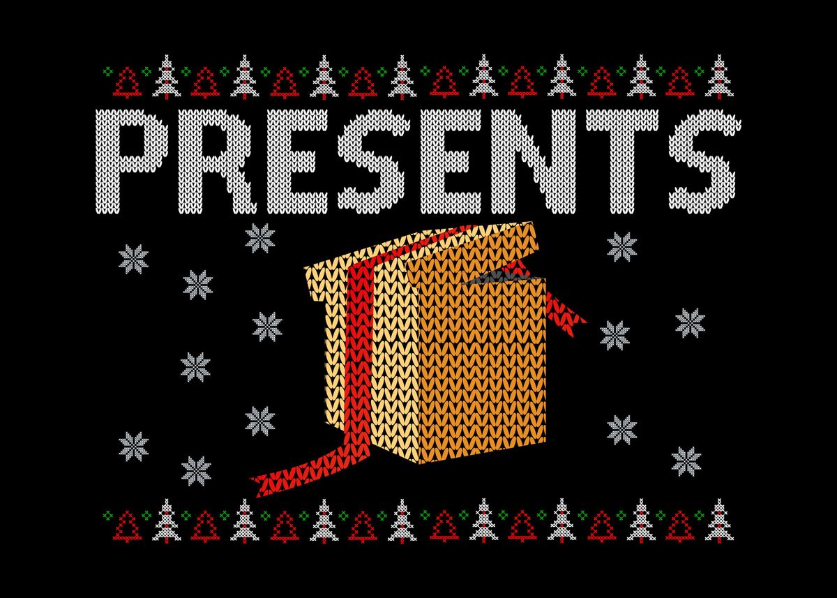 'Ugly Sweater Weather Xmas' Poster, picture, metal print, paint by ...