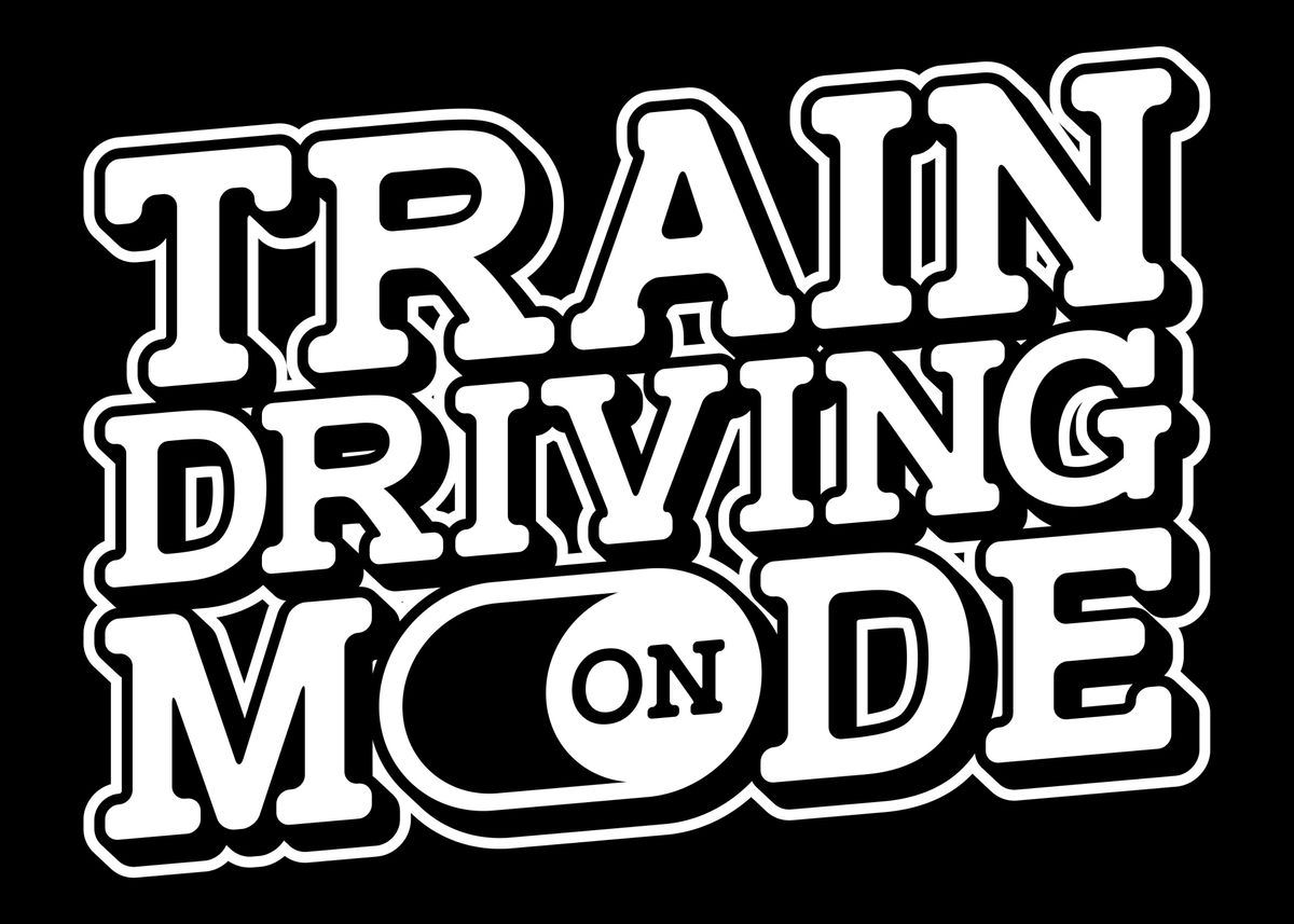'Train Driver Operator' Poster, picture, metal print, paint by ...