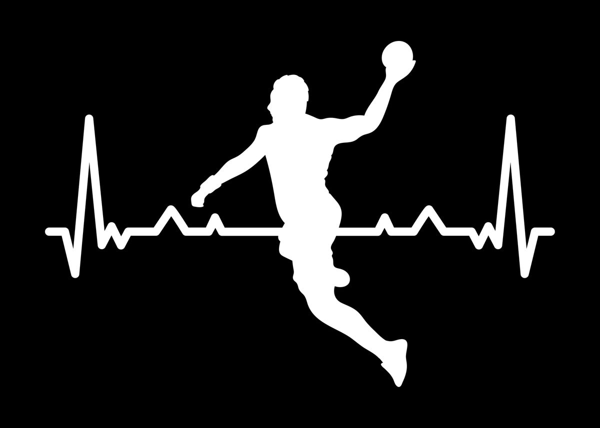 'Handball Player Sport' Poster, picture, metal print, paint by ...
