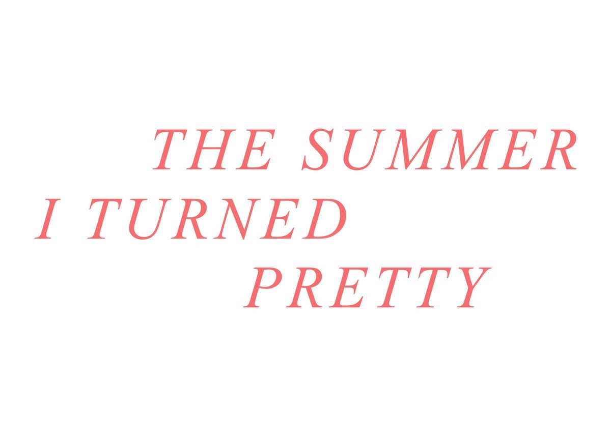 'The Summer i turned Pretty' Poster, picture, metal print, paint by ...