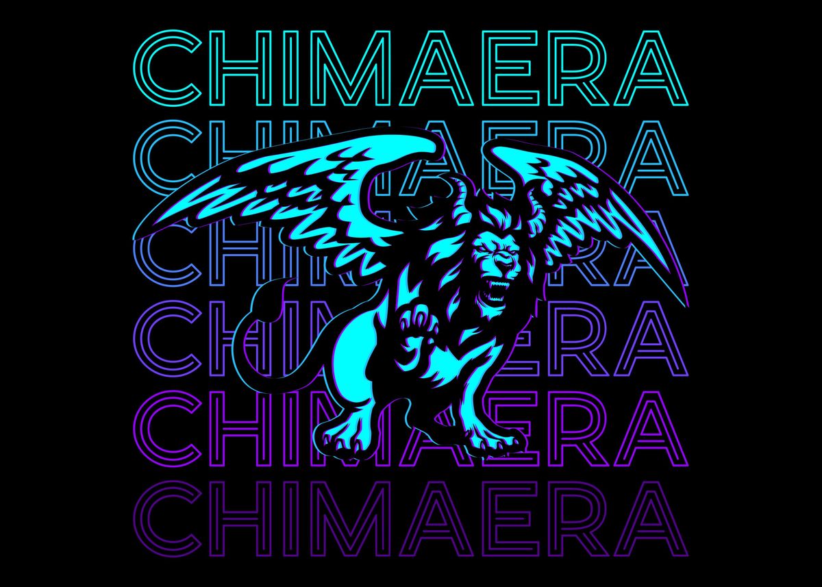 'Chimaera Ancient' Poster, picture, metal print, paint by AestheticAlex ...