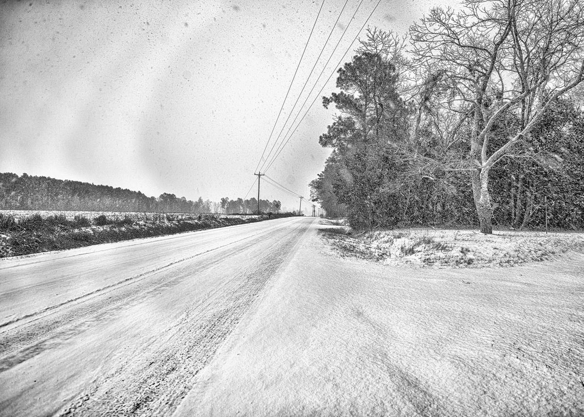 'January Snow Day' Poster, picture, metal print, paint by Gestalt ...