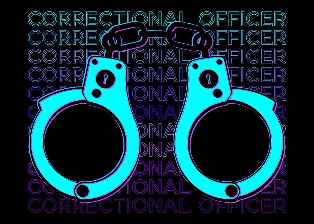 'Correctional Officer' Poster, picture, metal print, paint by ...
