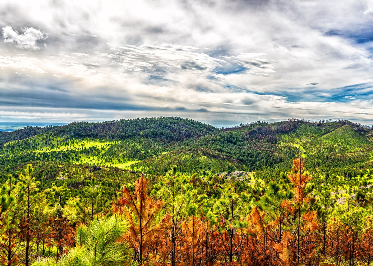 'Heddy Draw Overlook' Poster by Gestalt Imagery | Displate