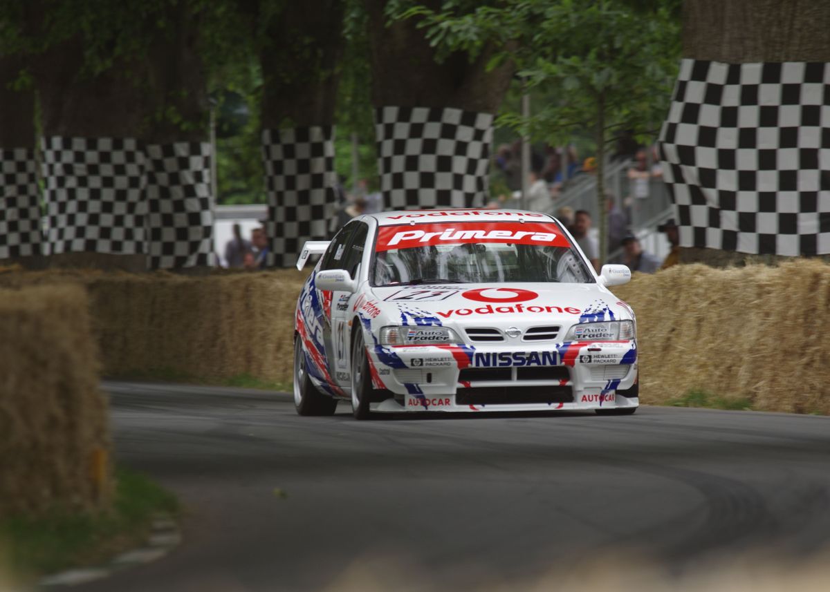 'Nissan Primer BTCC' Poster, picture, metal print, paint by ...