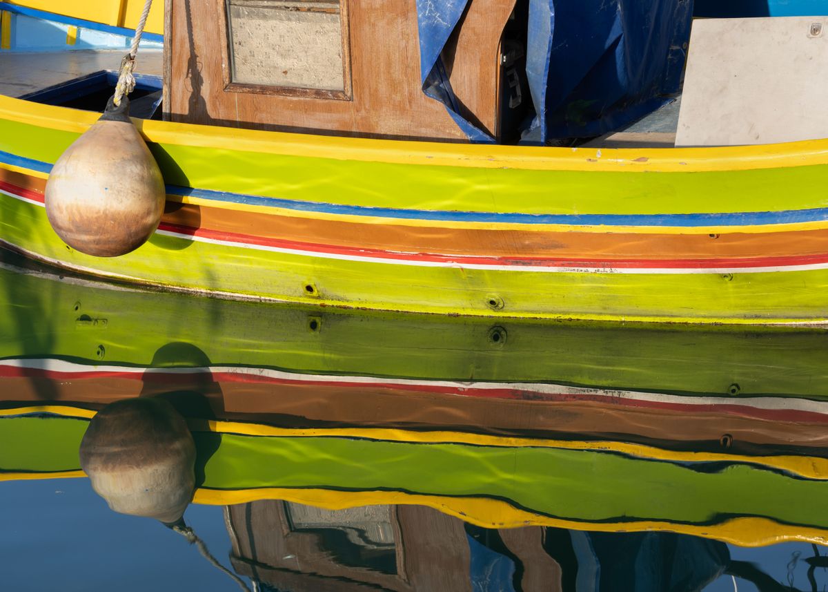 'Luzzu Boat In Malta' Poster, picture, metal print, paint by Socratubik ...