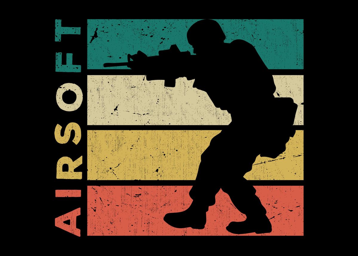 'Airsoft Paintball Airsoft' Poster by professionaldesigns | Displate