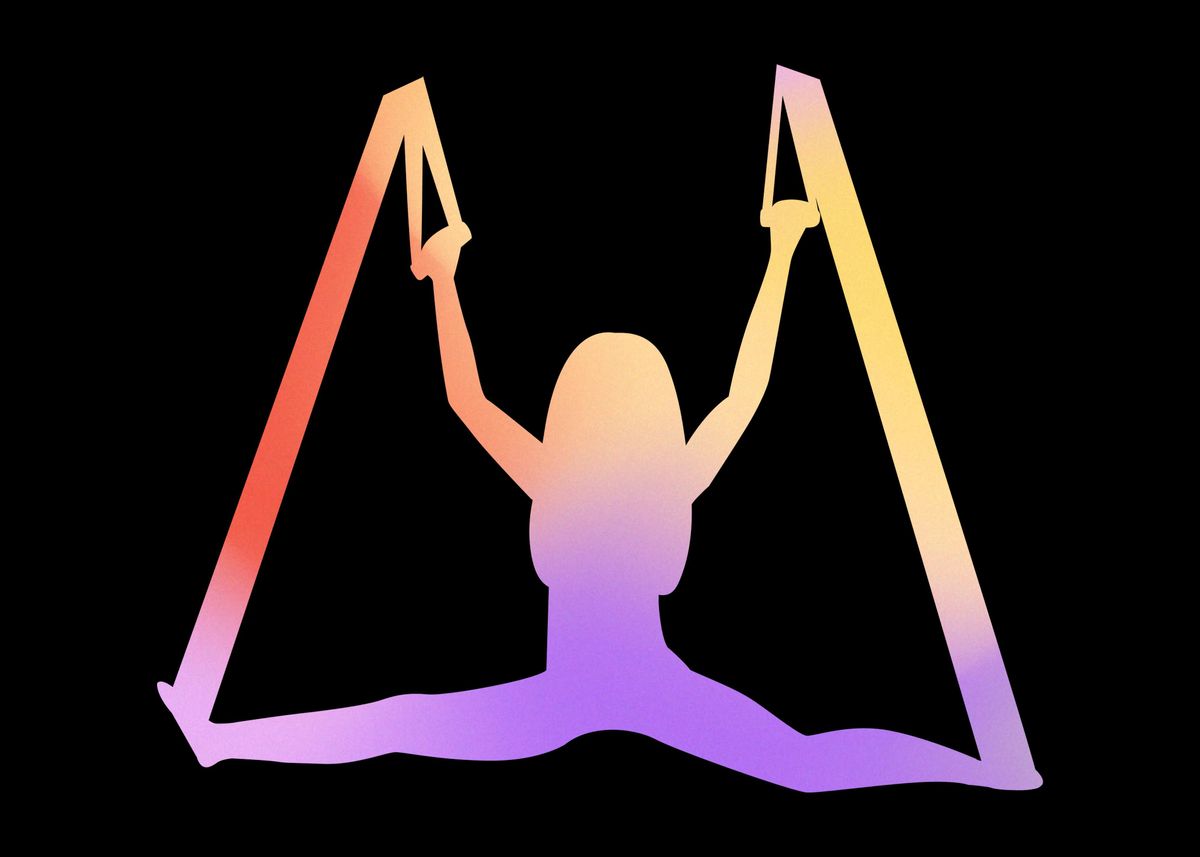 'Aerial Artist Acrobat' Poster by professionaldesigns | Displate