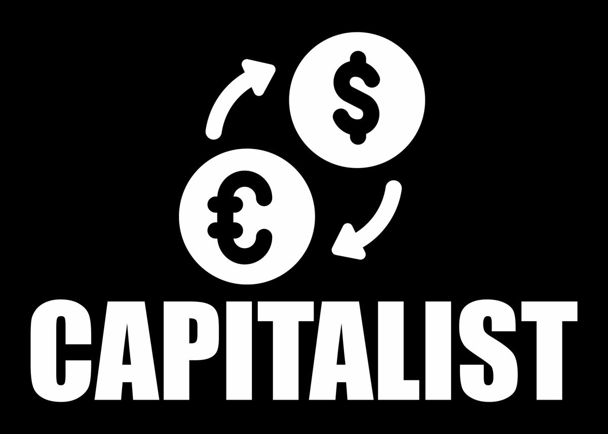 'Capitalism Investor' Poster by CrazySquirrel | Displate