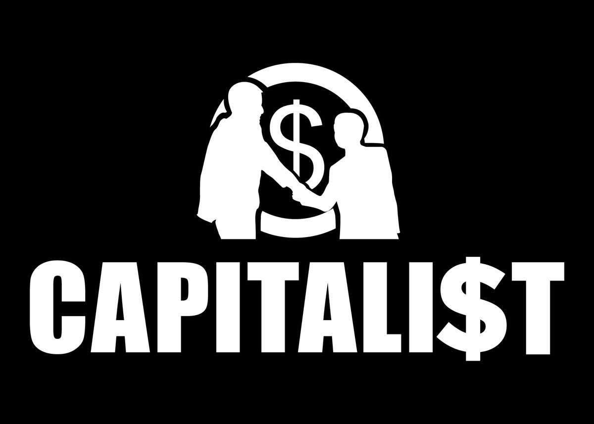 'Capitalism Investor' Poster, picture, metal print, paint by ...