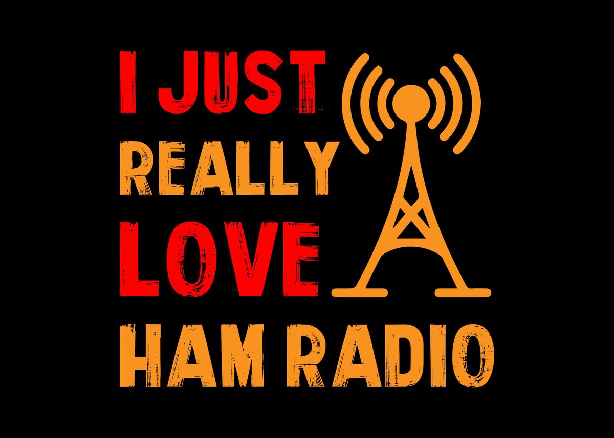 'Ham Radio Operator' Poster, picture, metal print, paint by Sebastian ...